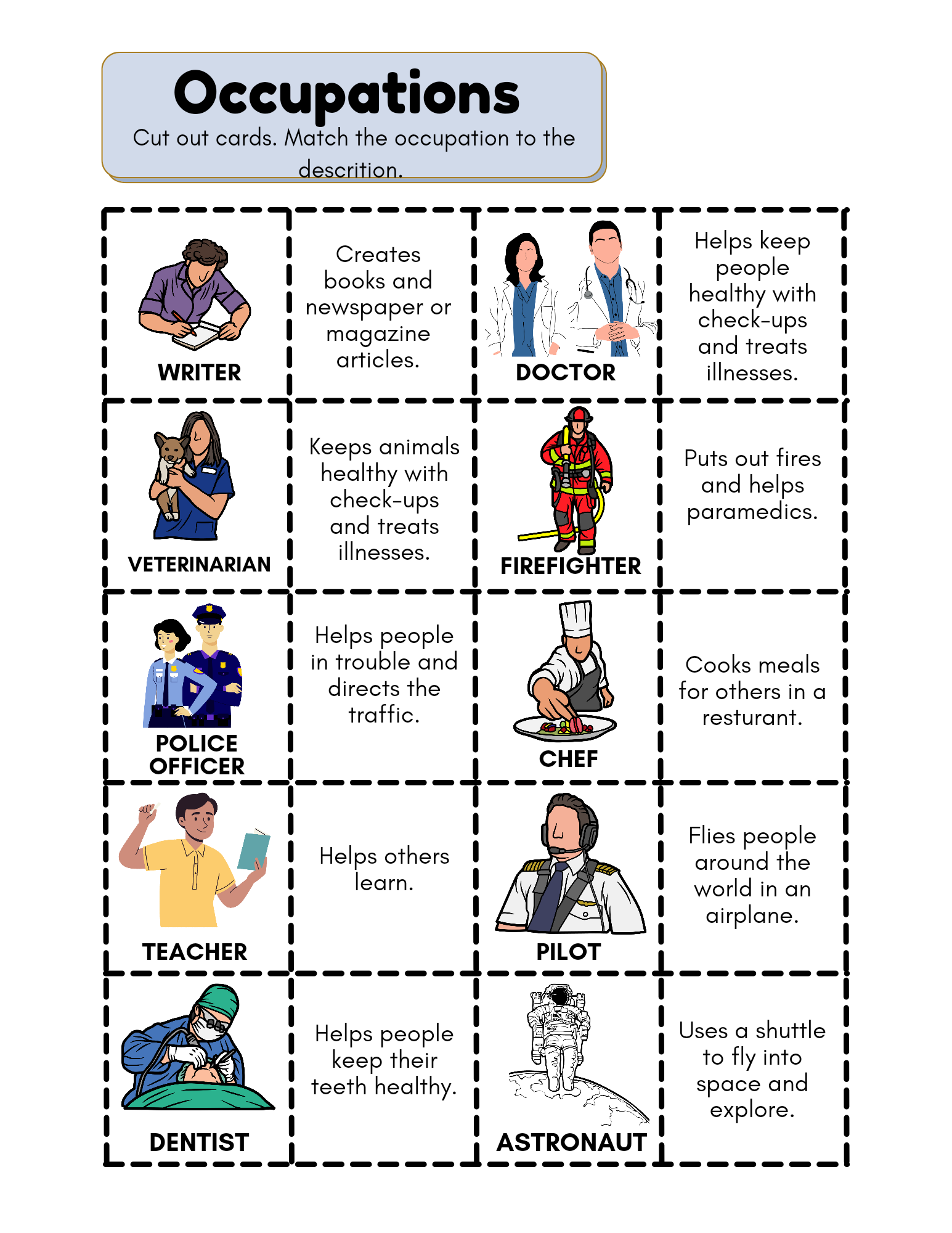 Occupations - We Eight at the Table